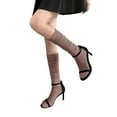 BRICH Women's Thigh High Socks Shiny Thread over the Knee Stackable ...