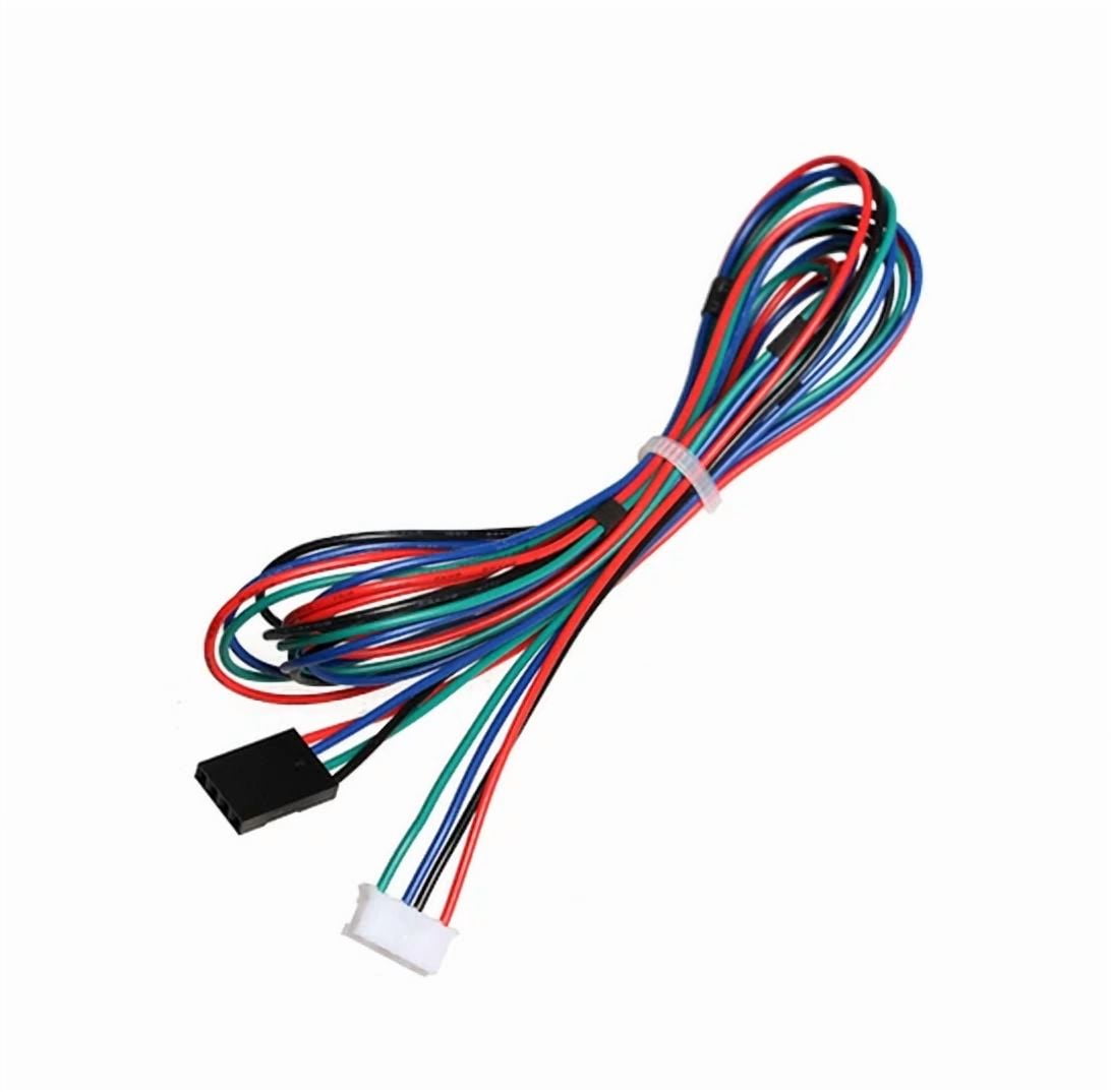 BRICK- 2Pk Extended Nema 17 Stepper Motor Cable Wire 1 Meter 1M 4 6 Pin ...