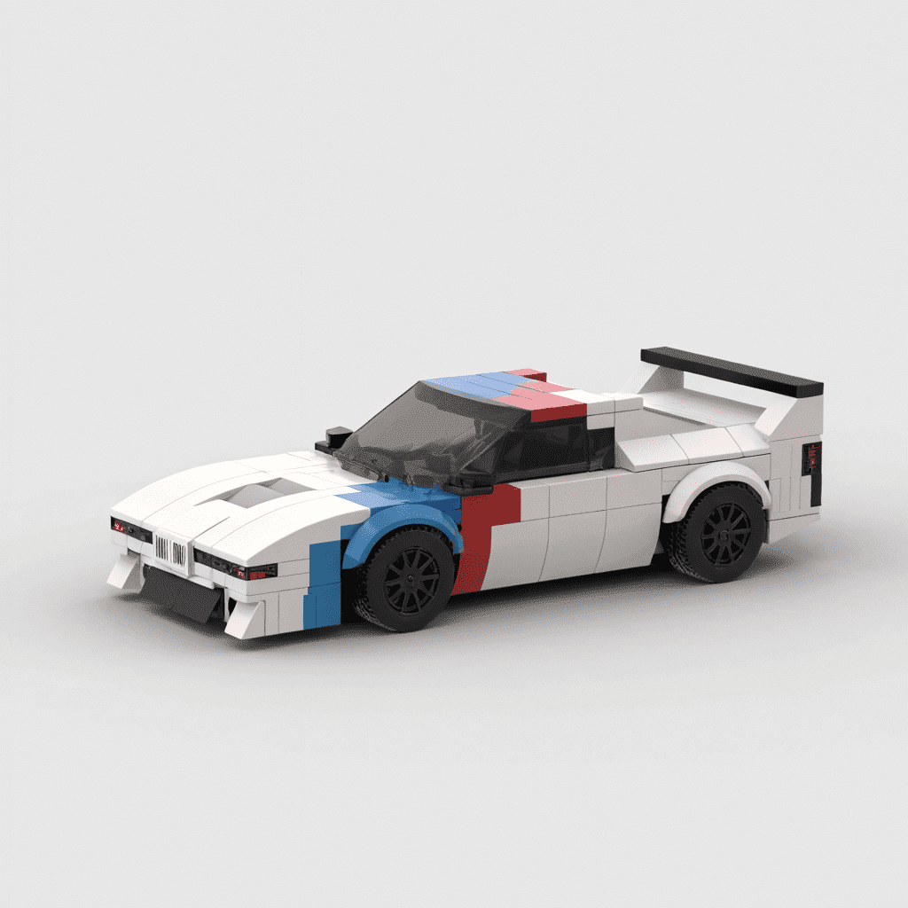 BRICK BMW M1 Racing Sports Car Compatible with LEGO Cars Building Block ...