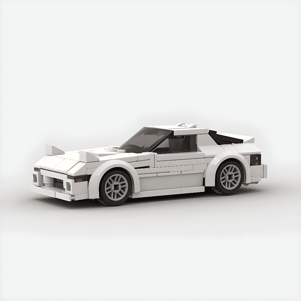 BRICK Mazda RX7 White, Speed Champions Fast 2 Furious Race Car Toy ...