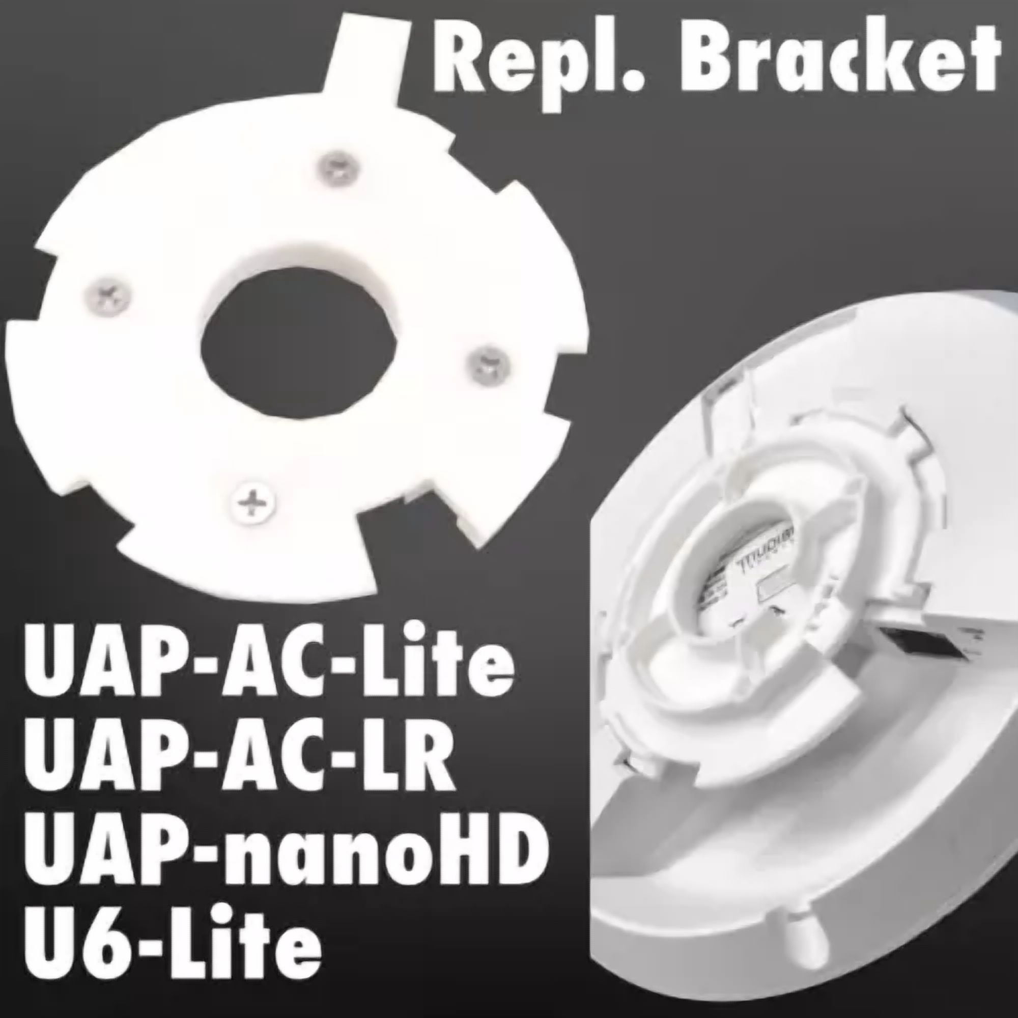 BRICK- Unifi Ubiquiti Replacement Mounting Bracket Uap-Ac-Lr , Ac-Lite ...