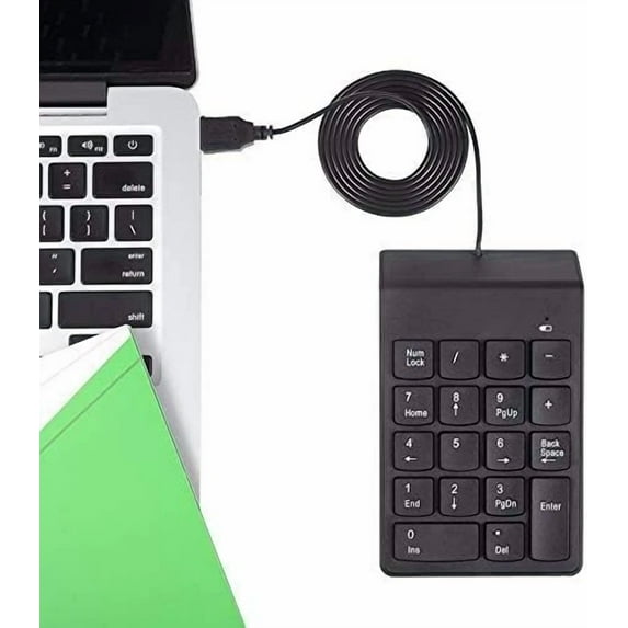 BRICK- Usb Numeric Keypad,Kadaon Usb 18 Key Number Numeric Keypad ...
