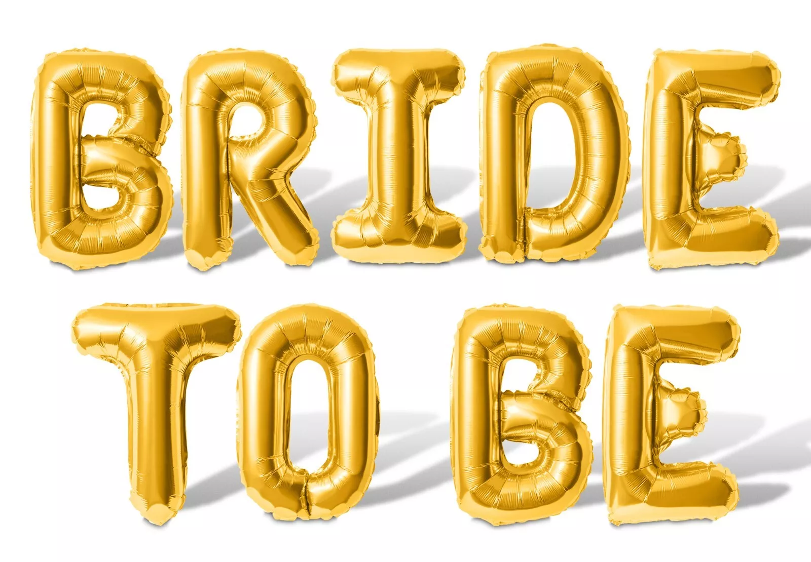 BRIDE TO BE Letter Balloon Banner - Engagement Party Bachelorette ...