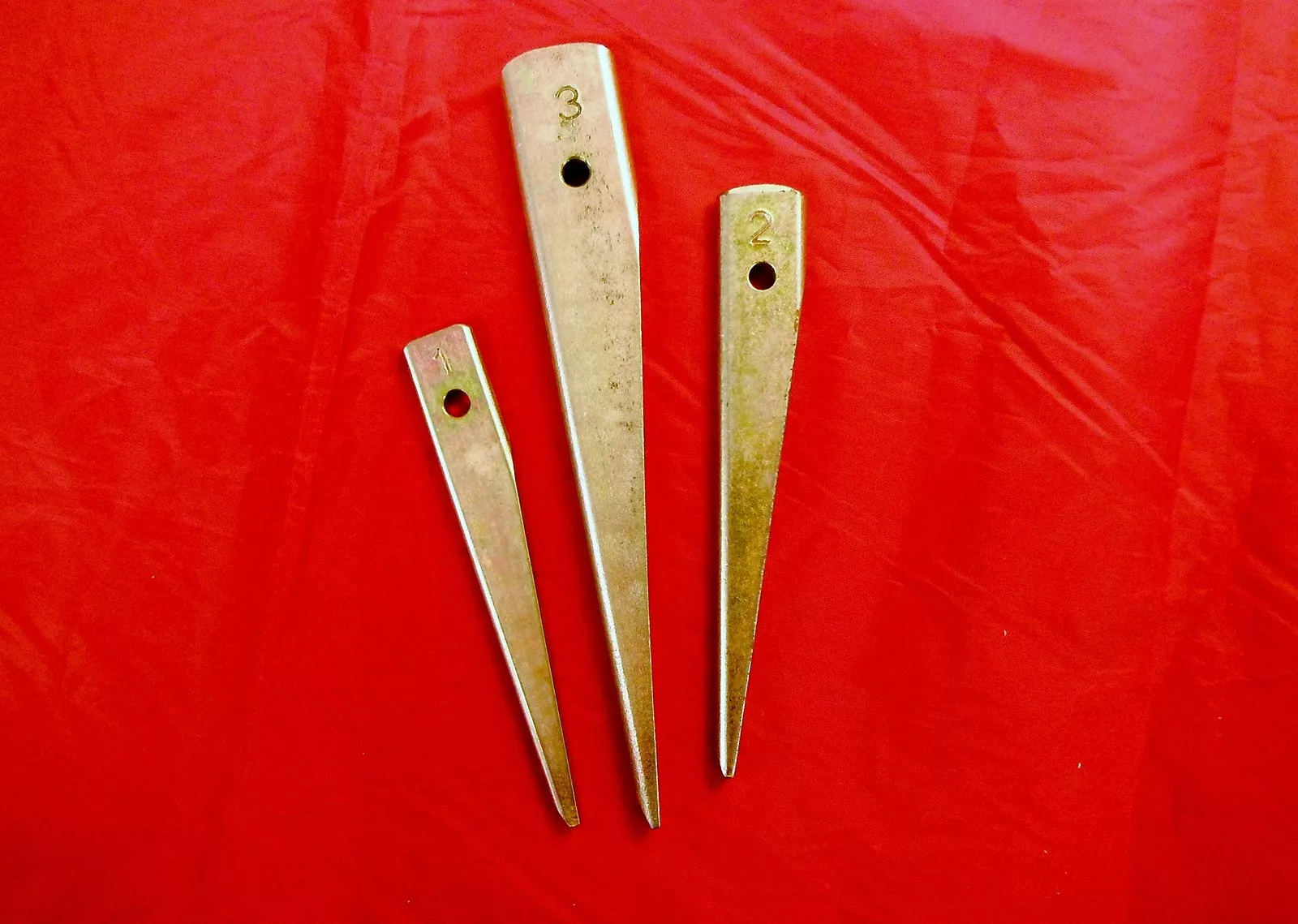 BRIDGEPORT TYPE milling machine DRIFT KEY SET Morse Taper 1, 2 & 3 ...