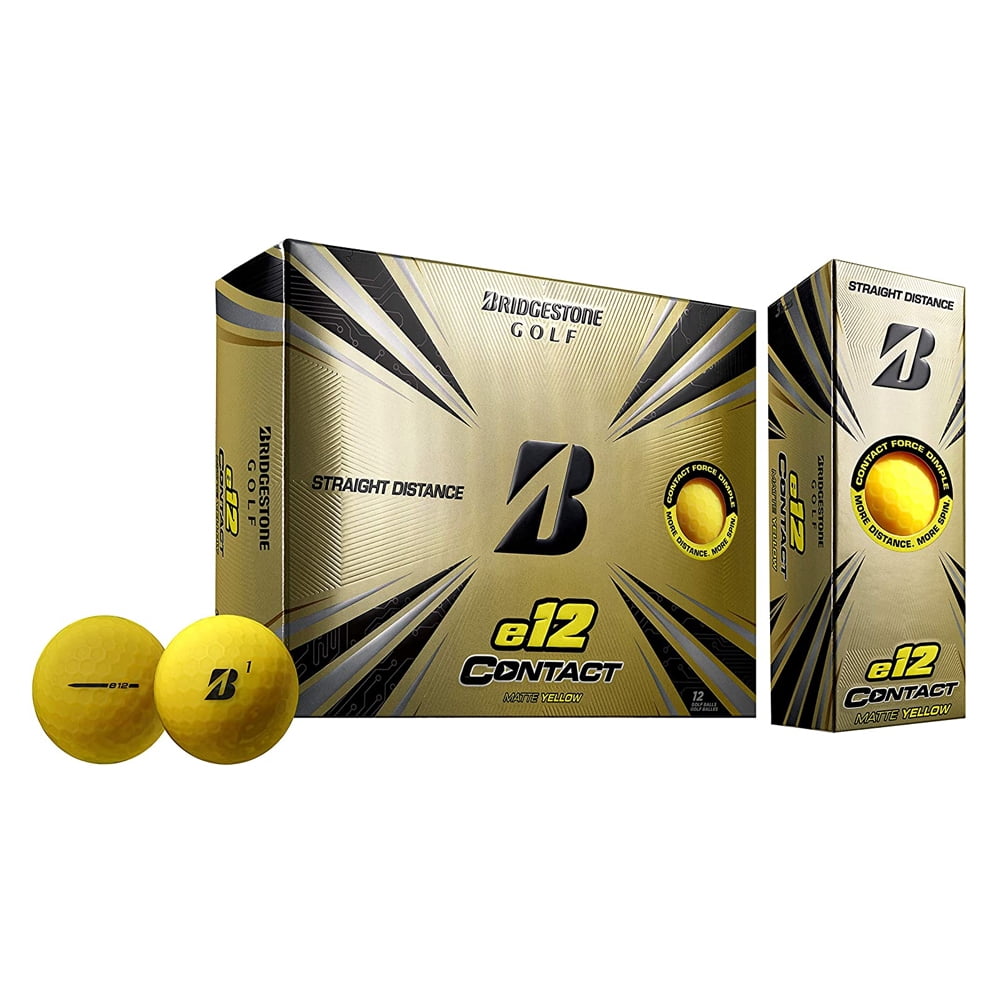 BRIDGESTONE GOLF E12 CONTACT GOLF BALLS (ONE DOZEN) - Walmart.com