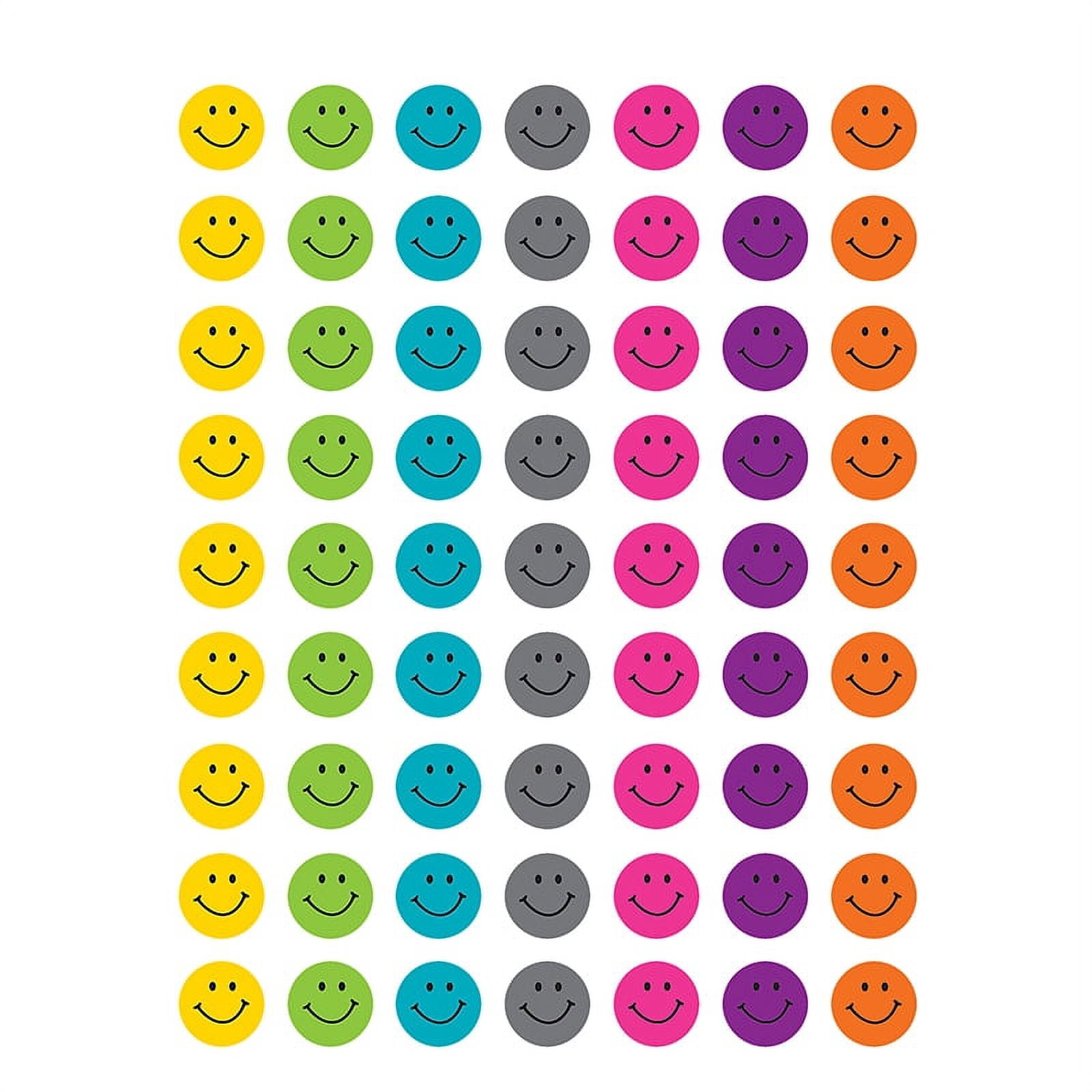 Teacher Created Resources TCR5839 Bright Happy Faces Mini Stickers ...