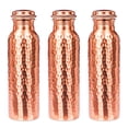 BRIGHT HOME 32 Oz Pure Copper Water Bottle (950ml) (Pack of 3) - Metal ...
