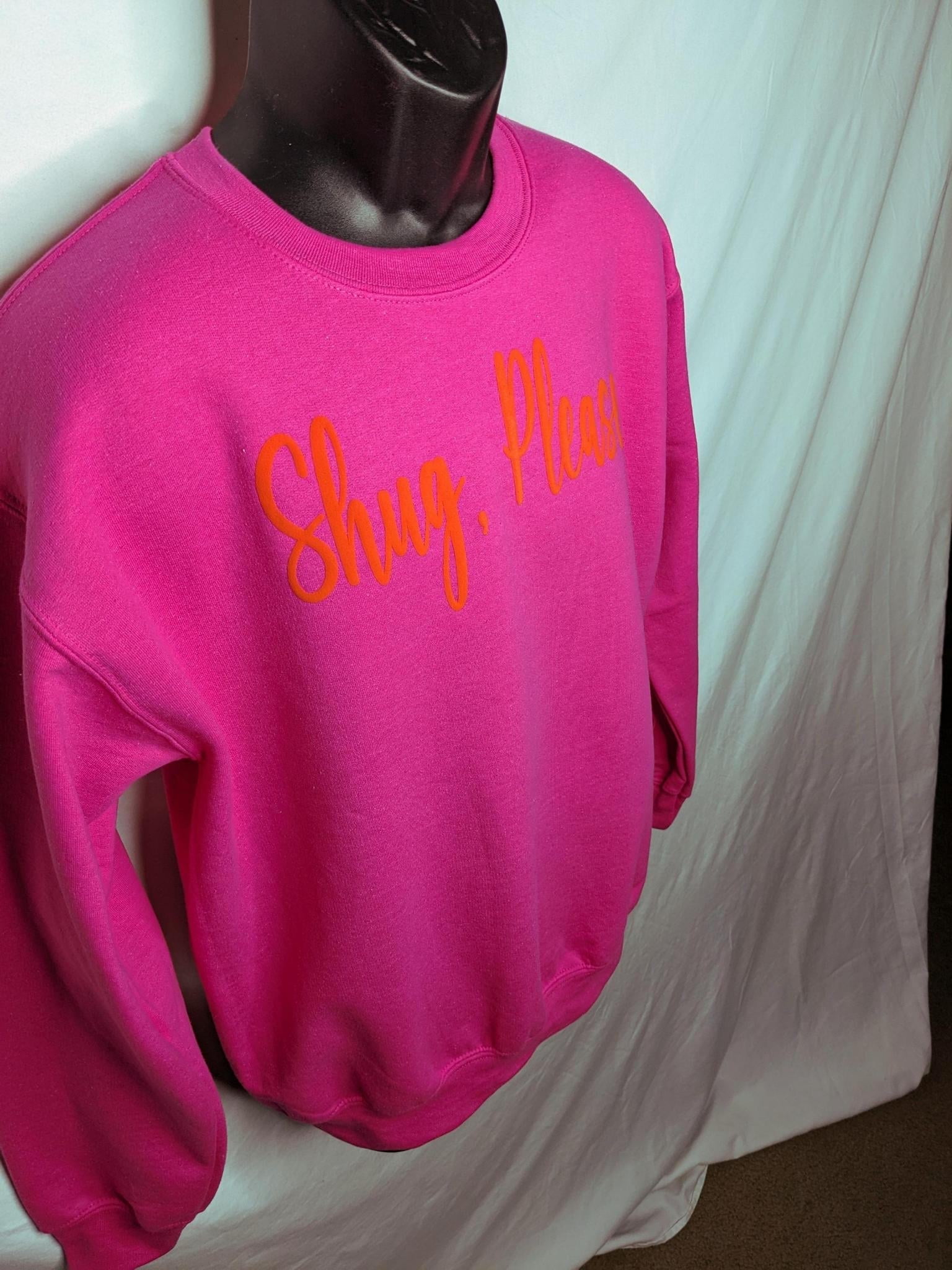 Hey Shug Unisex Crew Neck Sweatshirt Pink XL - Walmart.com