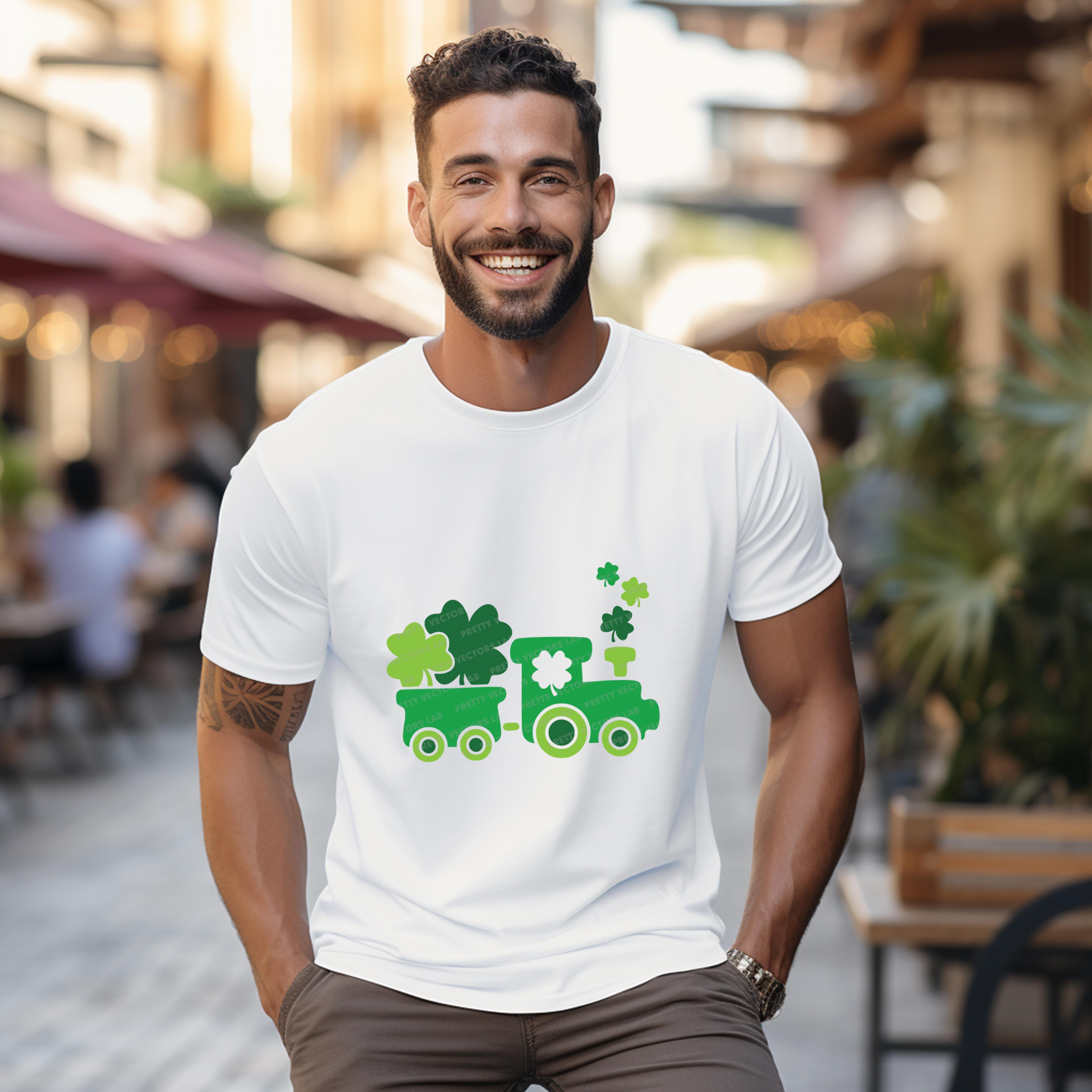 BRIGHT Prints x St. Patrick's Day Train Shirt/SweaShirt/Sweatshirt ...