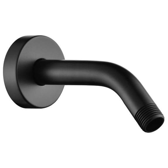 BRIGHT SHOWERS 13 Inch Shower Head Extension Arm with Flange S Shaped ...