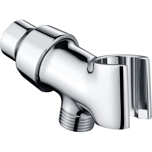 All Metal Adjustable Shower Wand Holder with Handle, Wall Mount ...