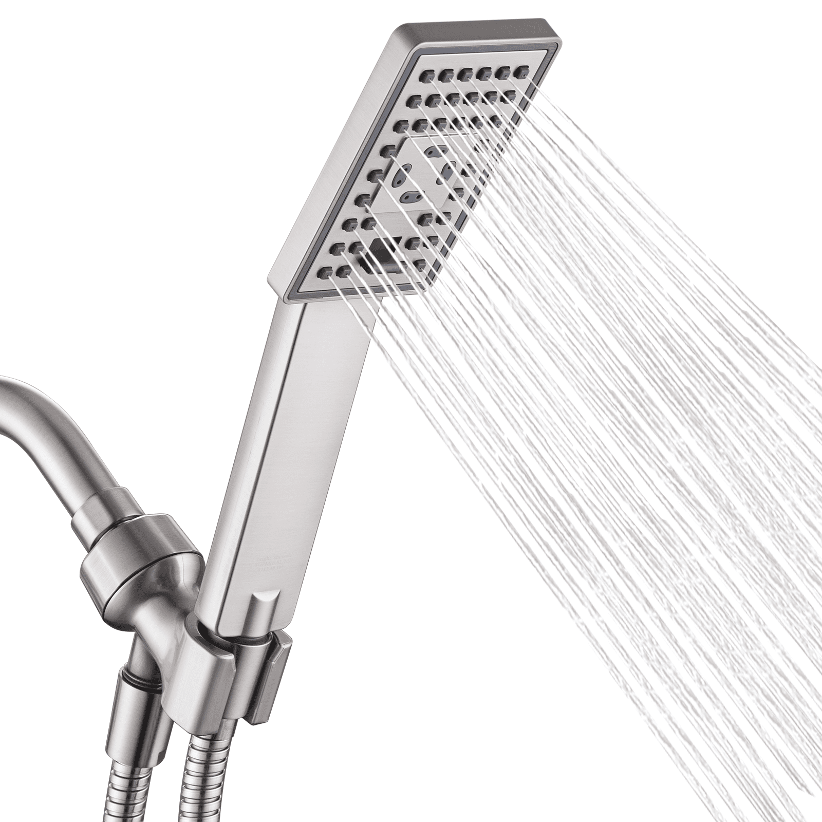 BRIGHT SHOWERS Handheld Shower Head Set High Pressure Hand Held ...