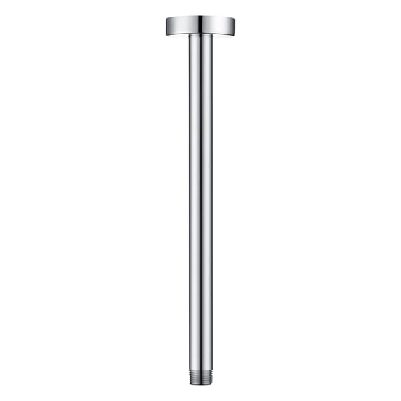 BRIGHT SHOWERS Shower Arm with Flange for Rainfall Shower Head, 12 Inch ...