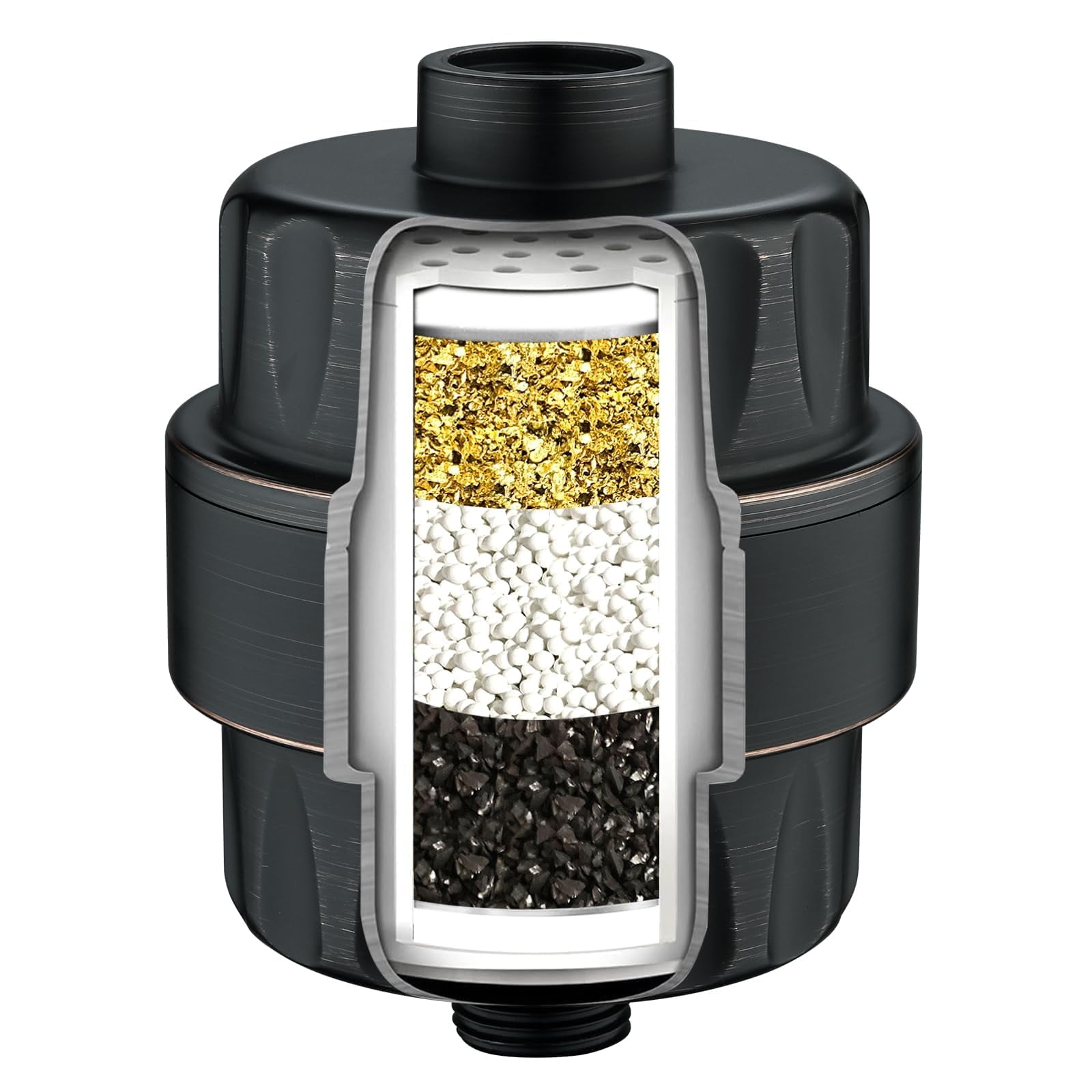 BRIGHT SHOWERS Shower Head Filter for Hard Water Universal Multi-Stage ...