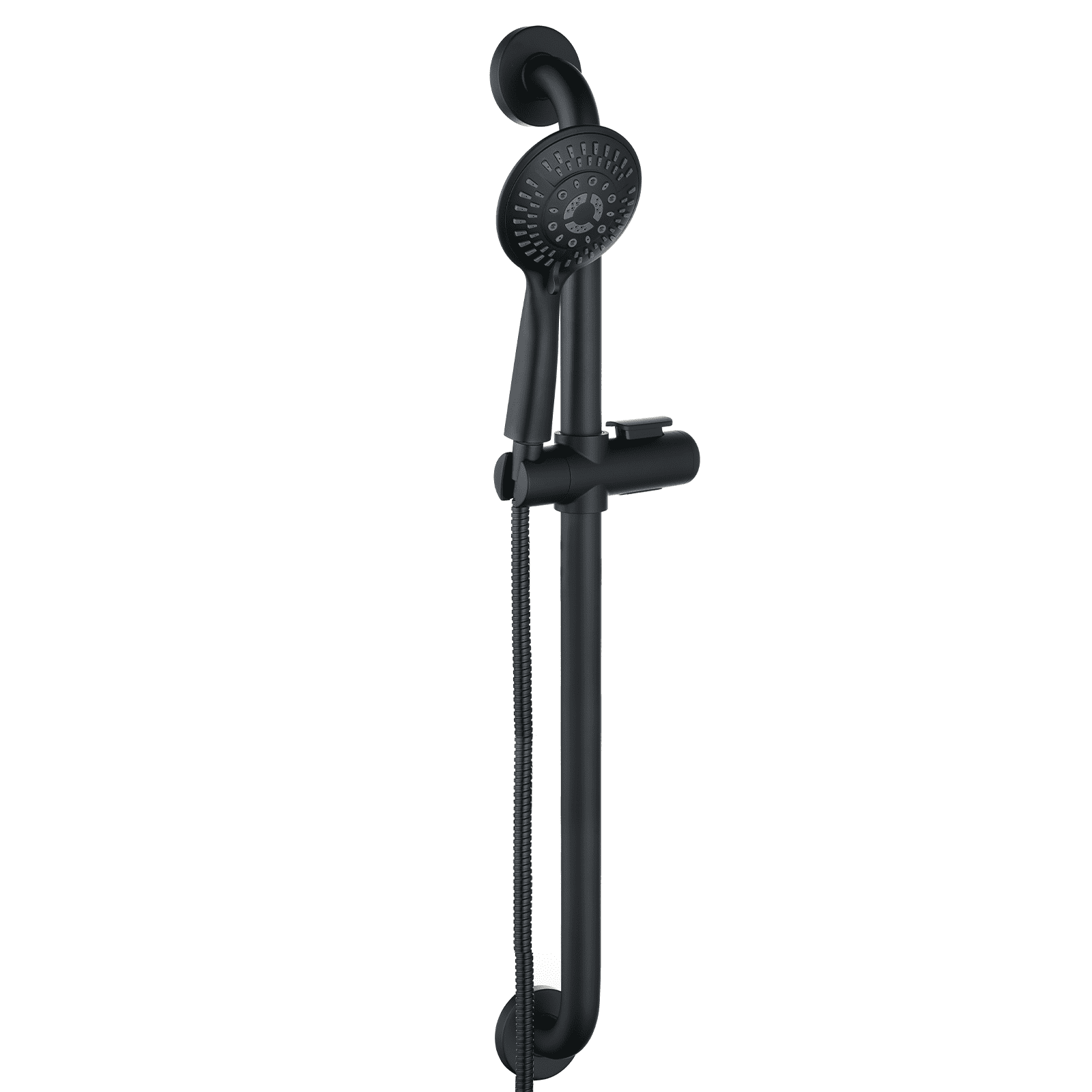 BRIGHT SHOWERS Stainless Steel Slide Bar Grab Rail Set Ada Compliant, 5 ...
