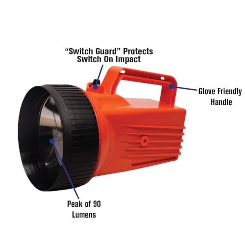 BRIGHT STAR 2206 WorkSAFE LED Lantern, 90 Lumens, 165M Beam Distance ...
