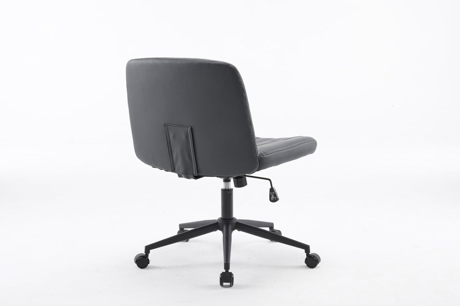 BRIGHTFAR Criss Cross Legged Chair,Wide Comfy Office Desk Chair,Dual ...