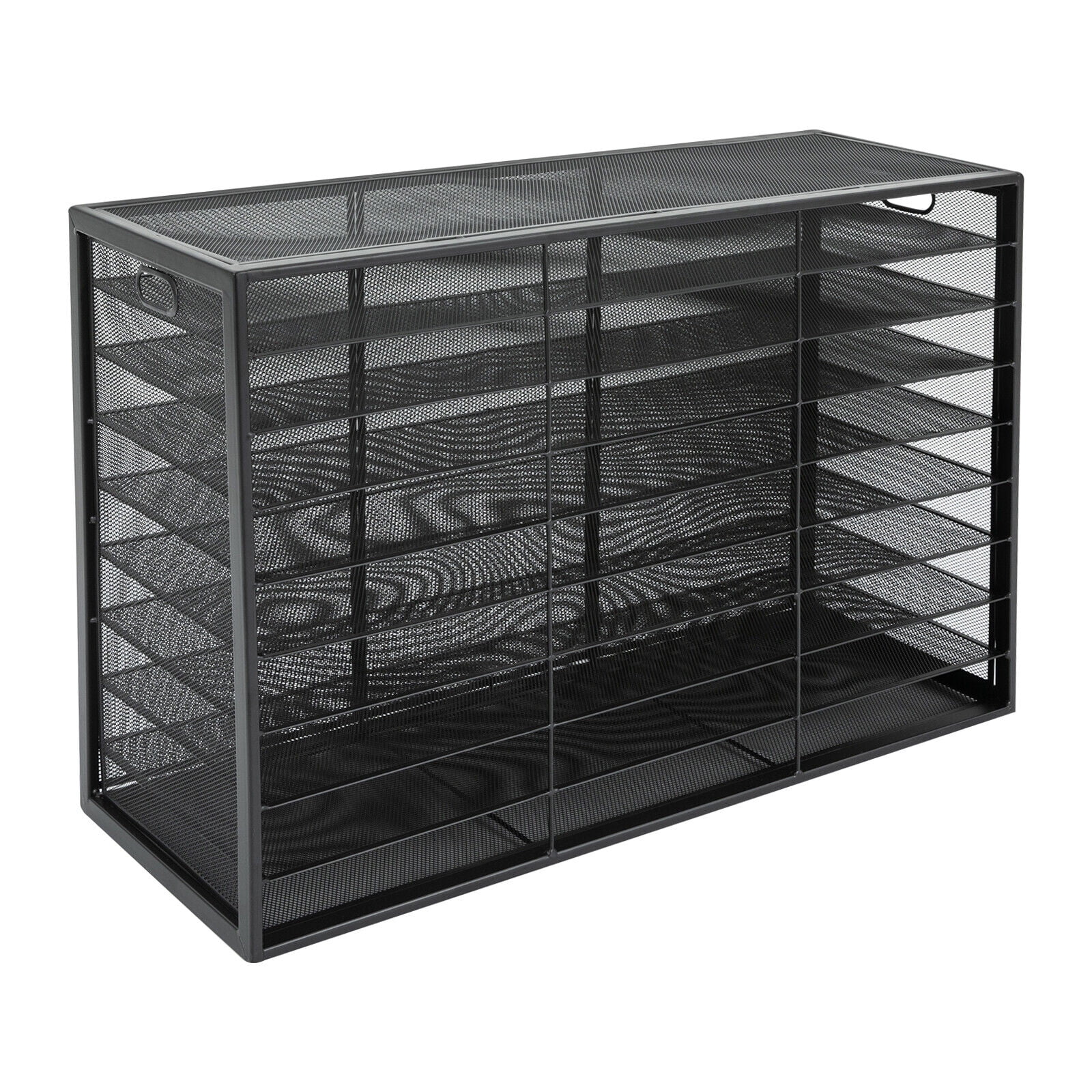 BRIGHTFAR Metal Literature Organizer, Desktop Paper Storage Organizer ...