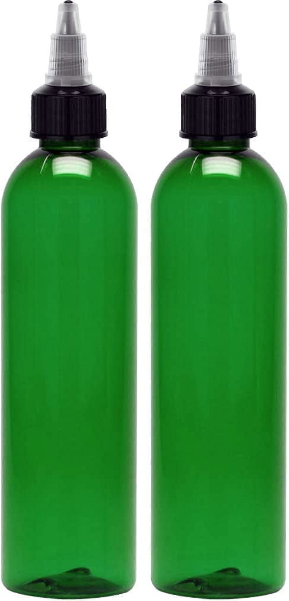BRIGHTFROM Twist Top Applicator Bottles 8 OZ, Green Squeeze Empty ...
