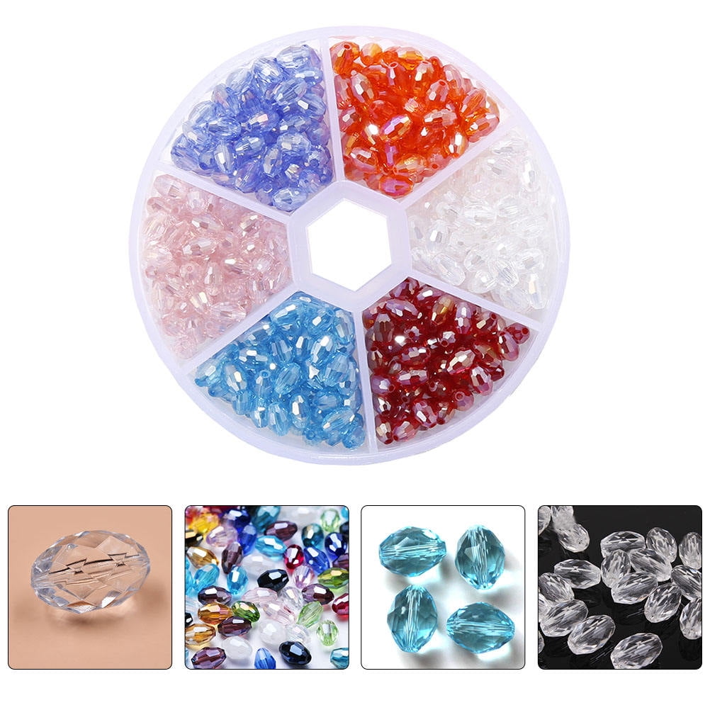 BRIGHTFUFU 1 Pack Handmade Glass Beads for Earring Making Diy ...