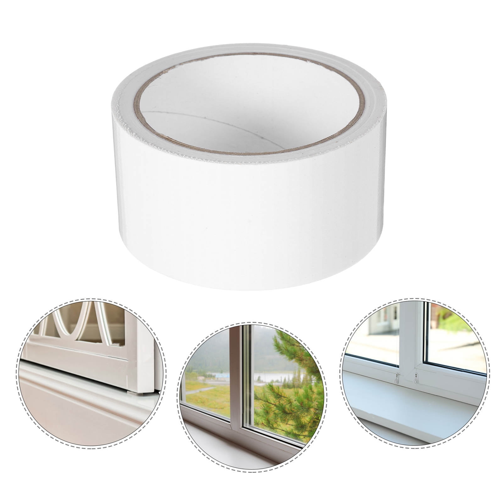 FUEENIRVA White Weatherproof Window Seal Tape, Windproof Door and Tape ...