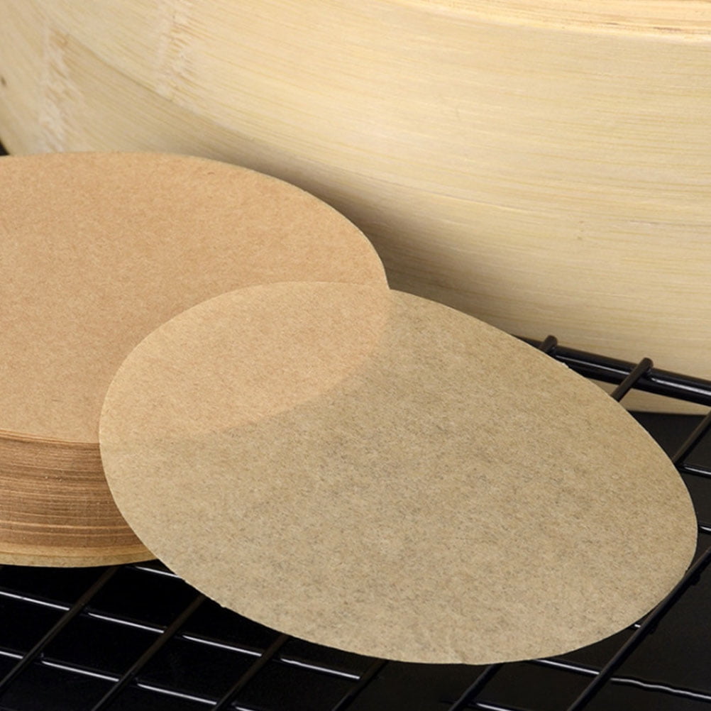 BRIGHTFUFU 100 Sheets of Baking Parchment Paper Light Brown Parchment ...