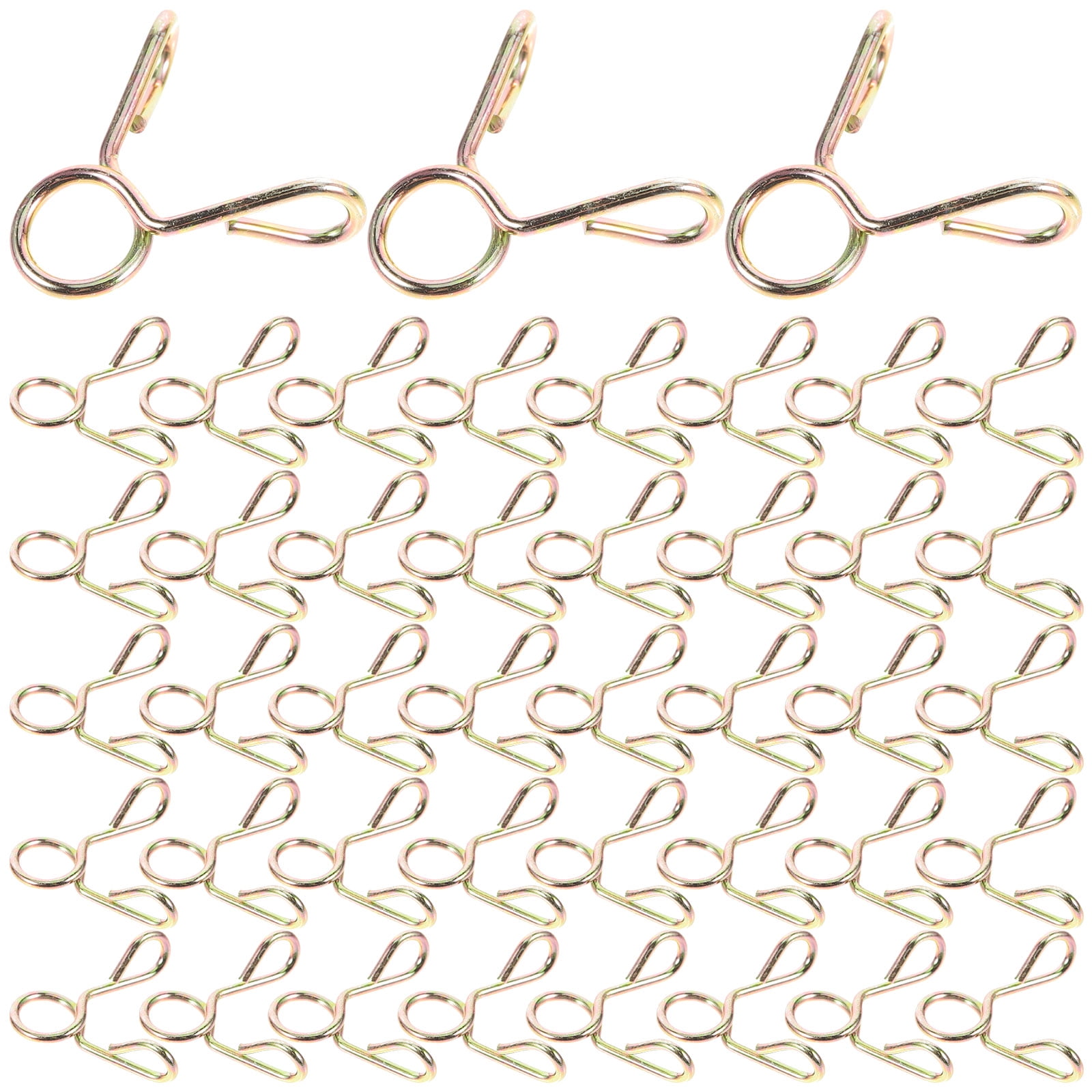 BRIGHTFUFU 100Pcs Circular Hose Fitting Clamps for Men and Women Repair ...