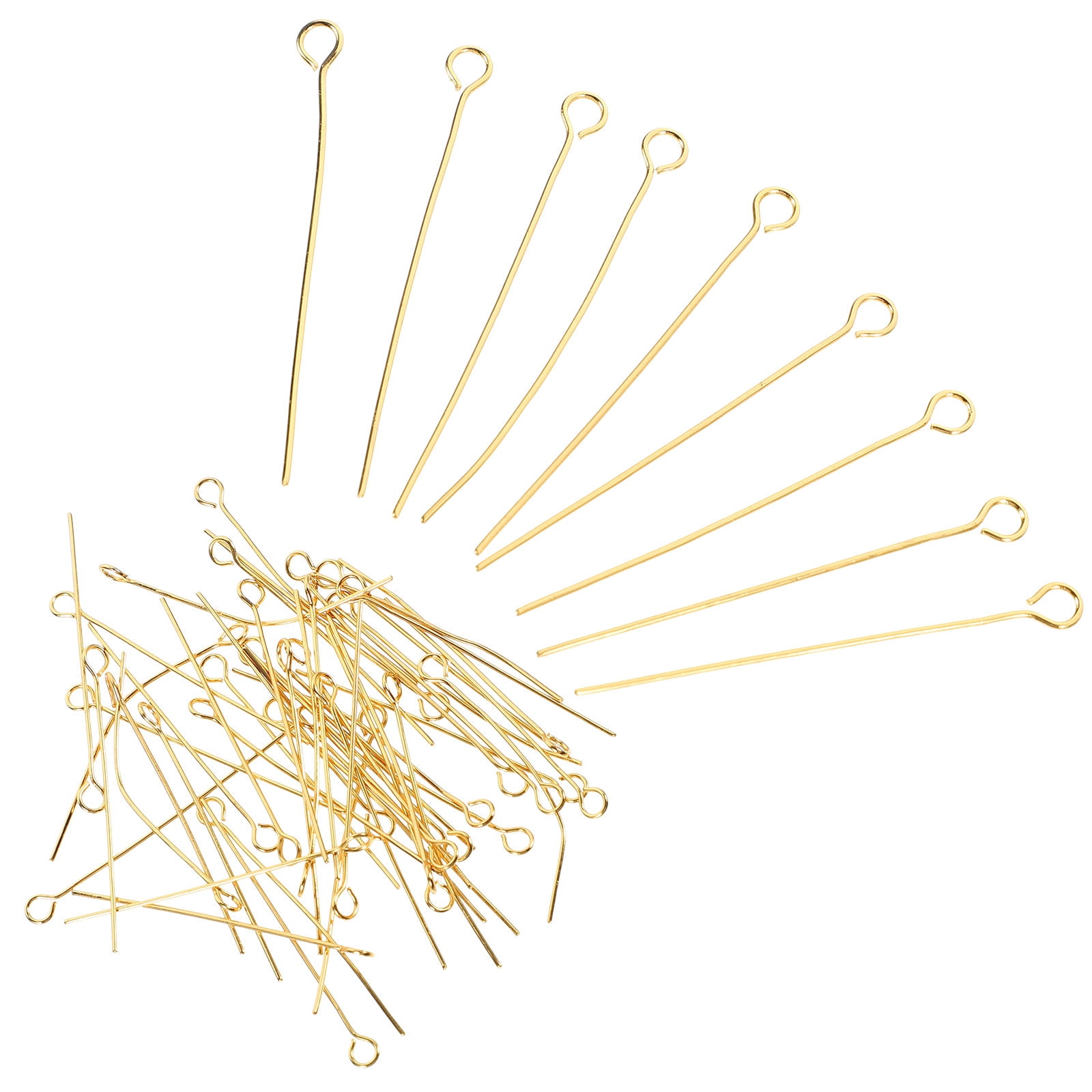 BRIGHTFUFU 100Pcs Diy Earring Pin Golden T Pin Shape for Jewelry Making ...