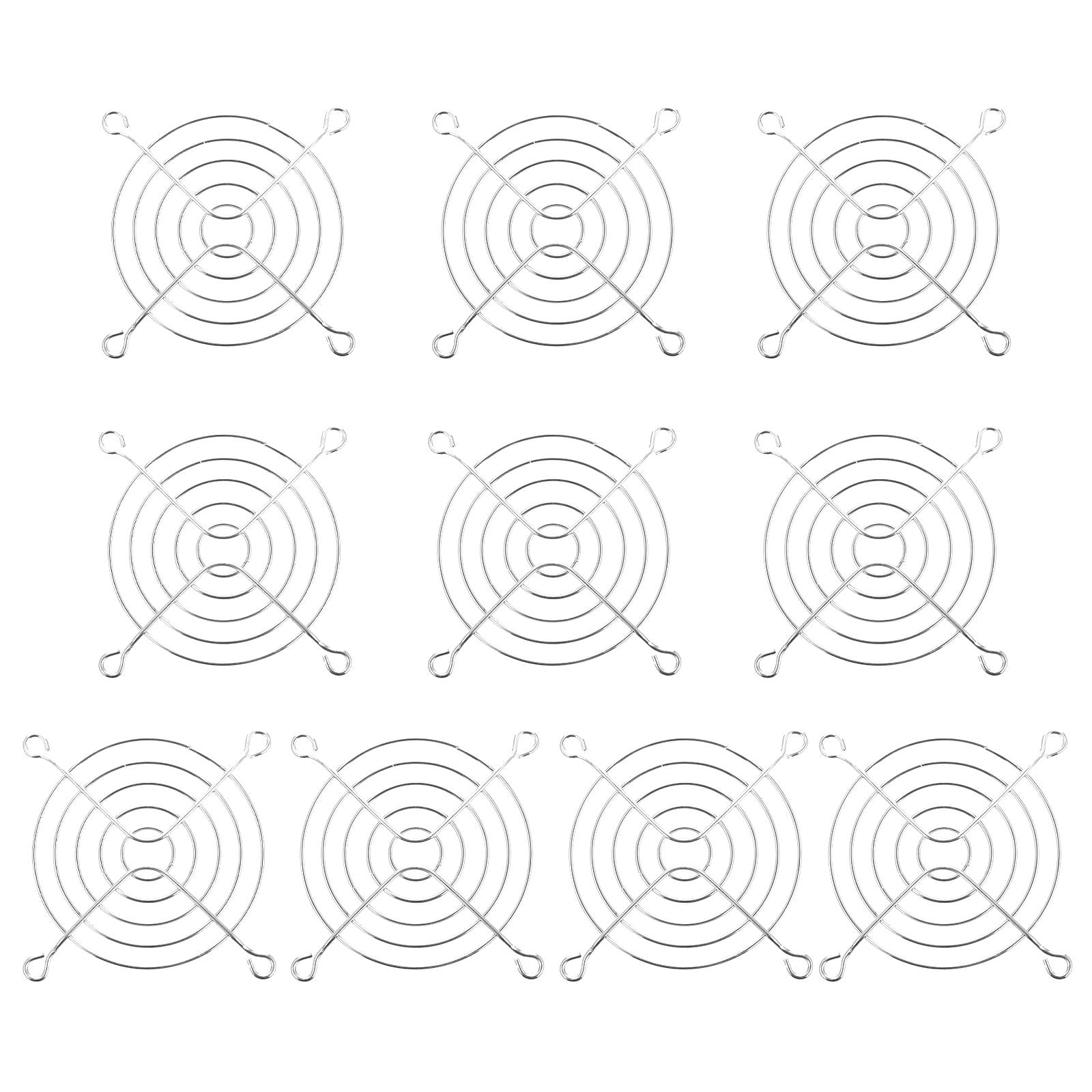 BRIGHTFUFU 10Pcs Dustproof Fan Cover Electroplating Double-layer ...