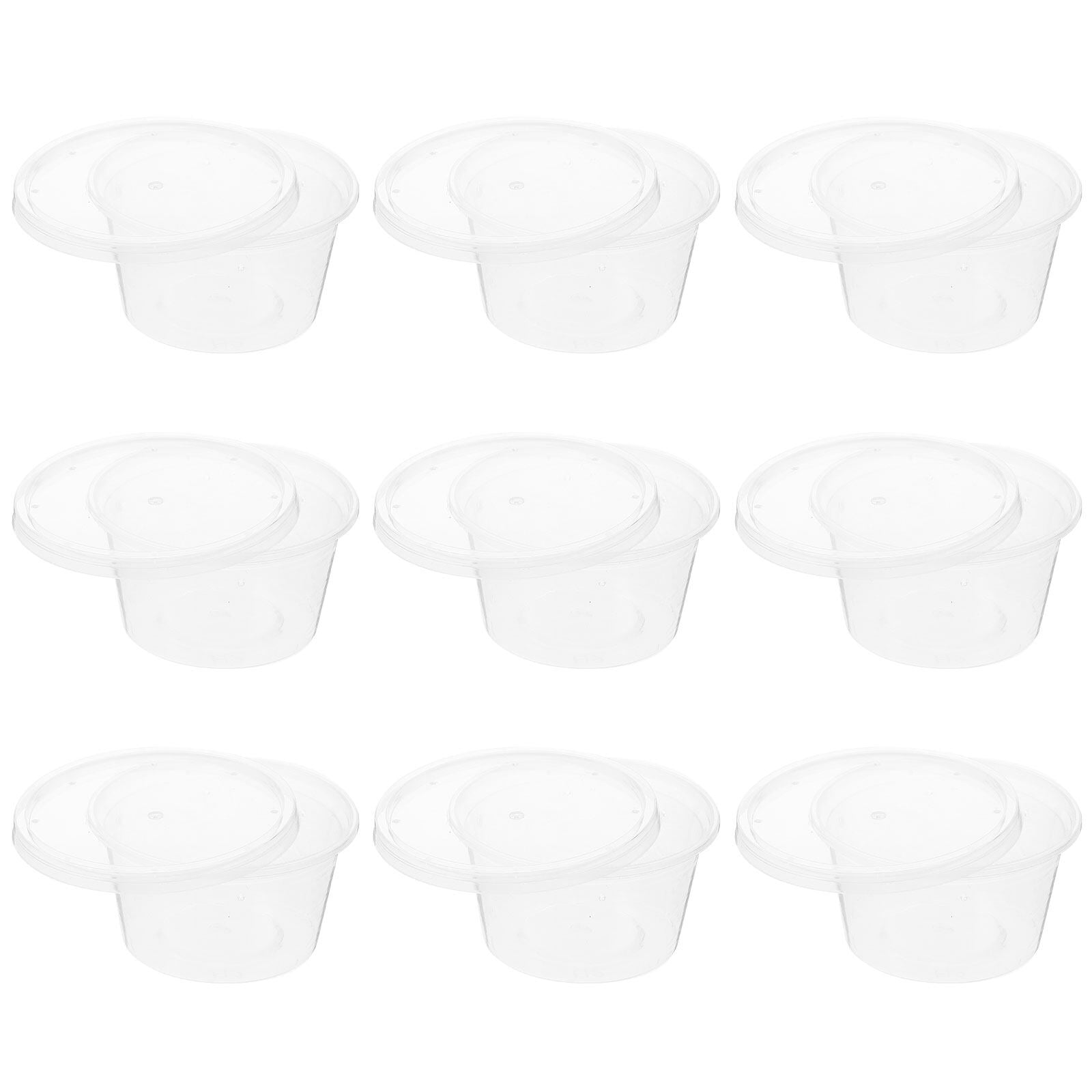 BRIGHTFUFU Set of 10 Transparent Plastic Snake Breeding Boxes for Pet ...