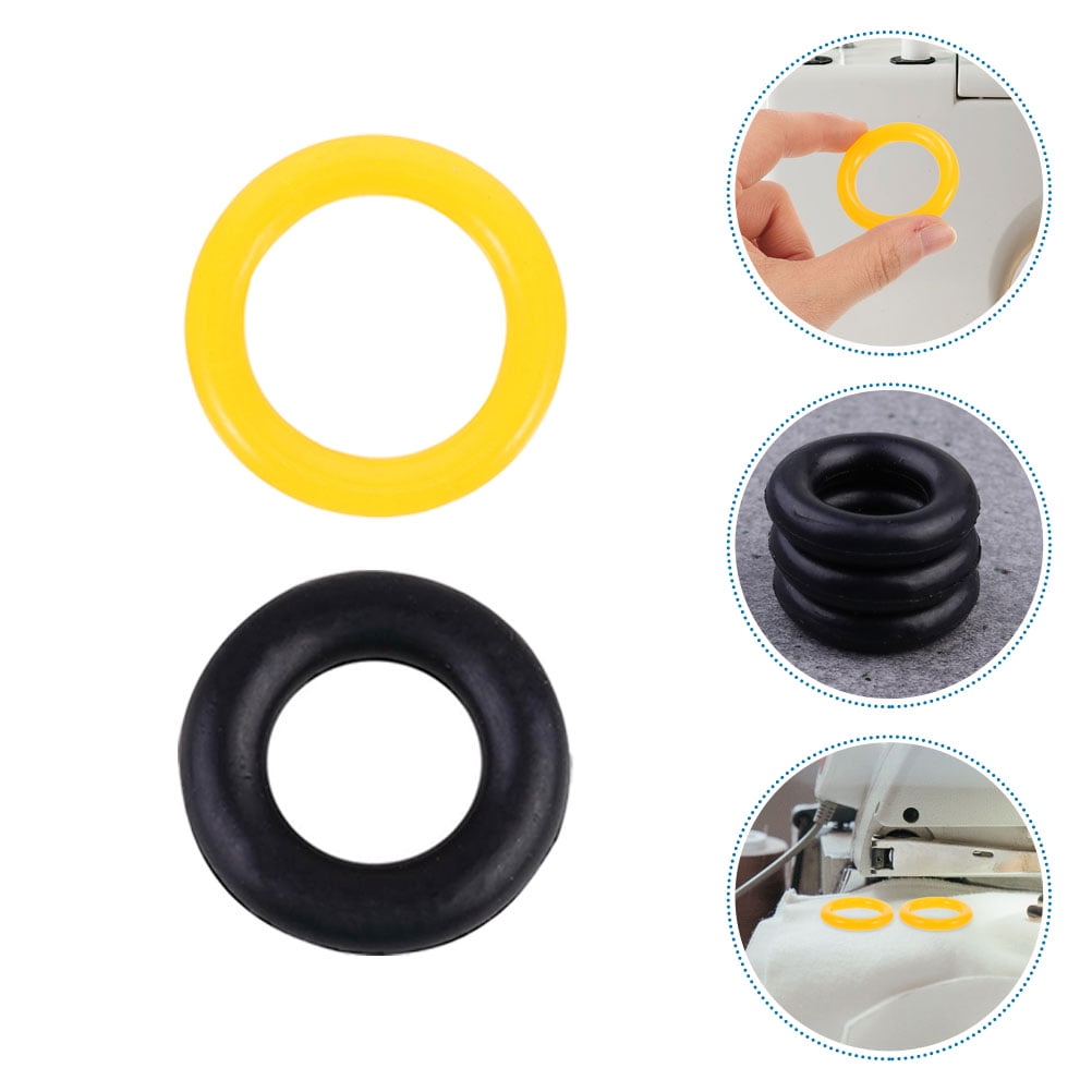 BRIGHTFUFU 10Pcs Sewing Machine Accessory Friction Wheel Ties Rubber ...