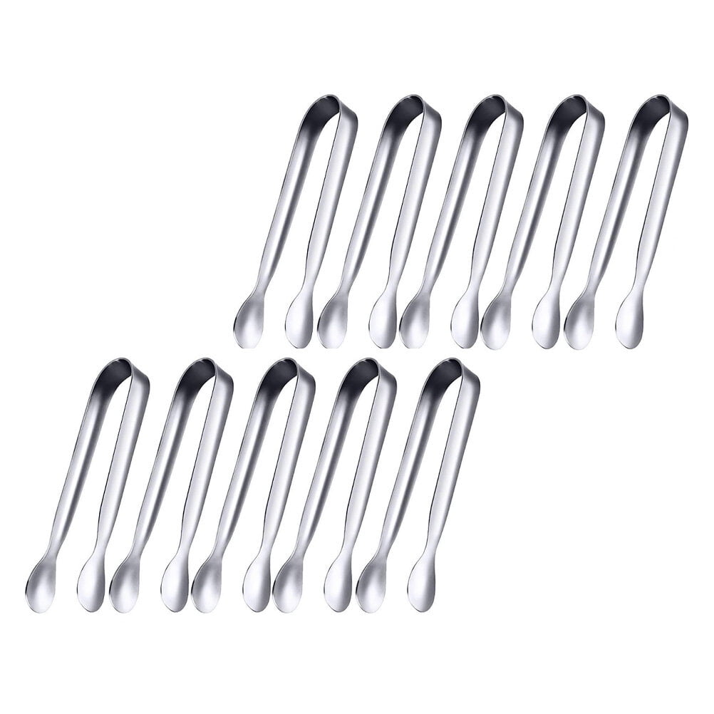 BRIGHTFUFU 10Pcs Stainless Steel Ice Cube Clips for Heat Resistant and ...