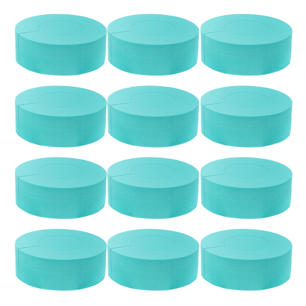 BRIGHTFUFU 12-Piece Blue C-Shaped Hair Sponge Set for Curl Styling ...