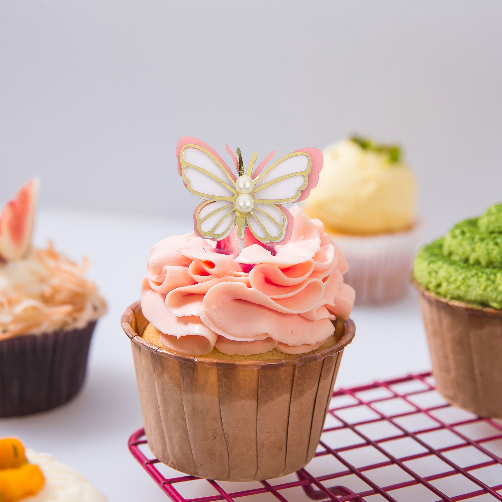 BRIGHTFUFU 15- Cake Picks Made from Safe Materials for Birthday ...