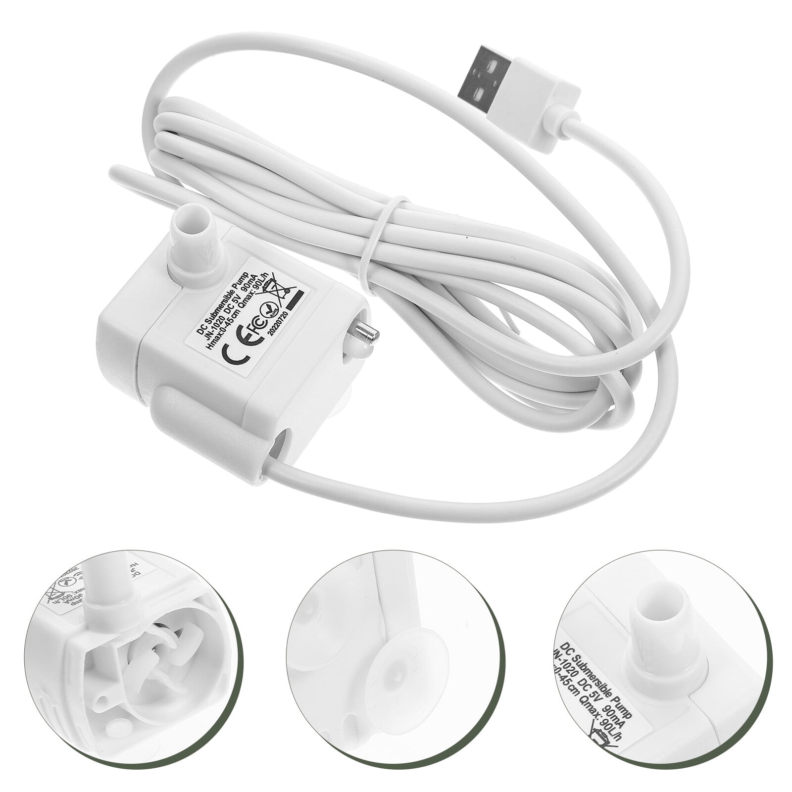 BRIGHTFUFU 1Pack Automatic Water Pump for Cat Water Fountain with Quiet ...