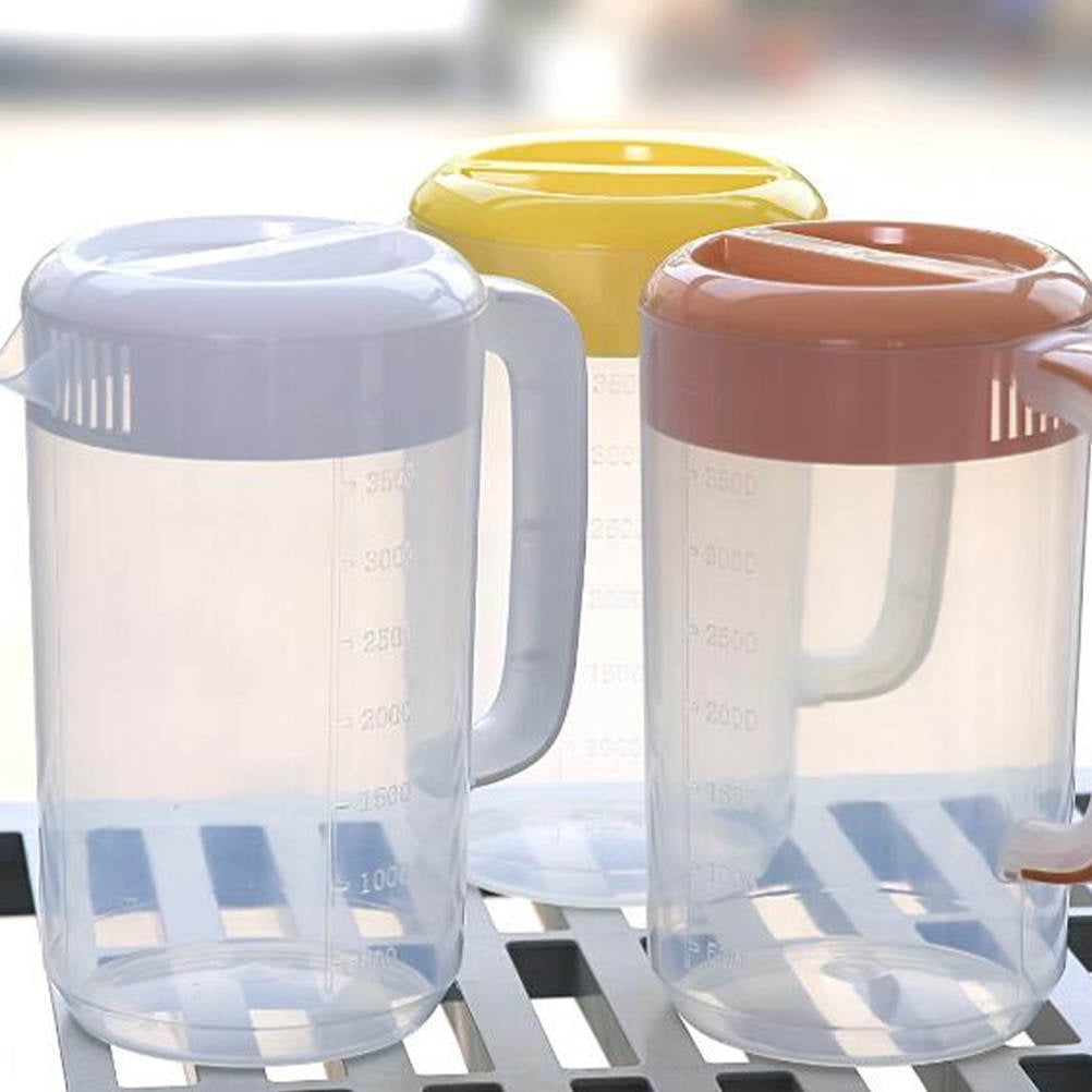 BRIGHTFUFU 1Pack Beverage Storage Container Plastic Large Capacity Cold ...