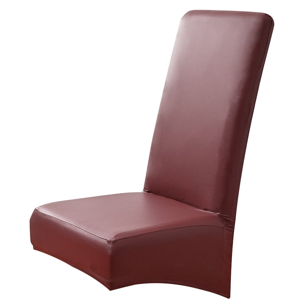 BRIGHTFUFU 1Pack Dark Red Chair Cover for Kitchen Use Stain Protection ...