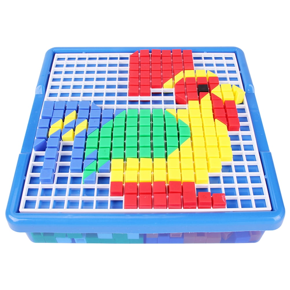 BRIGHTFUFU 1Pack Educational Plastic Puzzle Toy for Toddlers with Color ...
