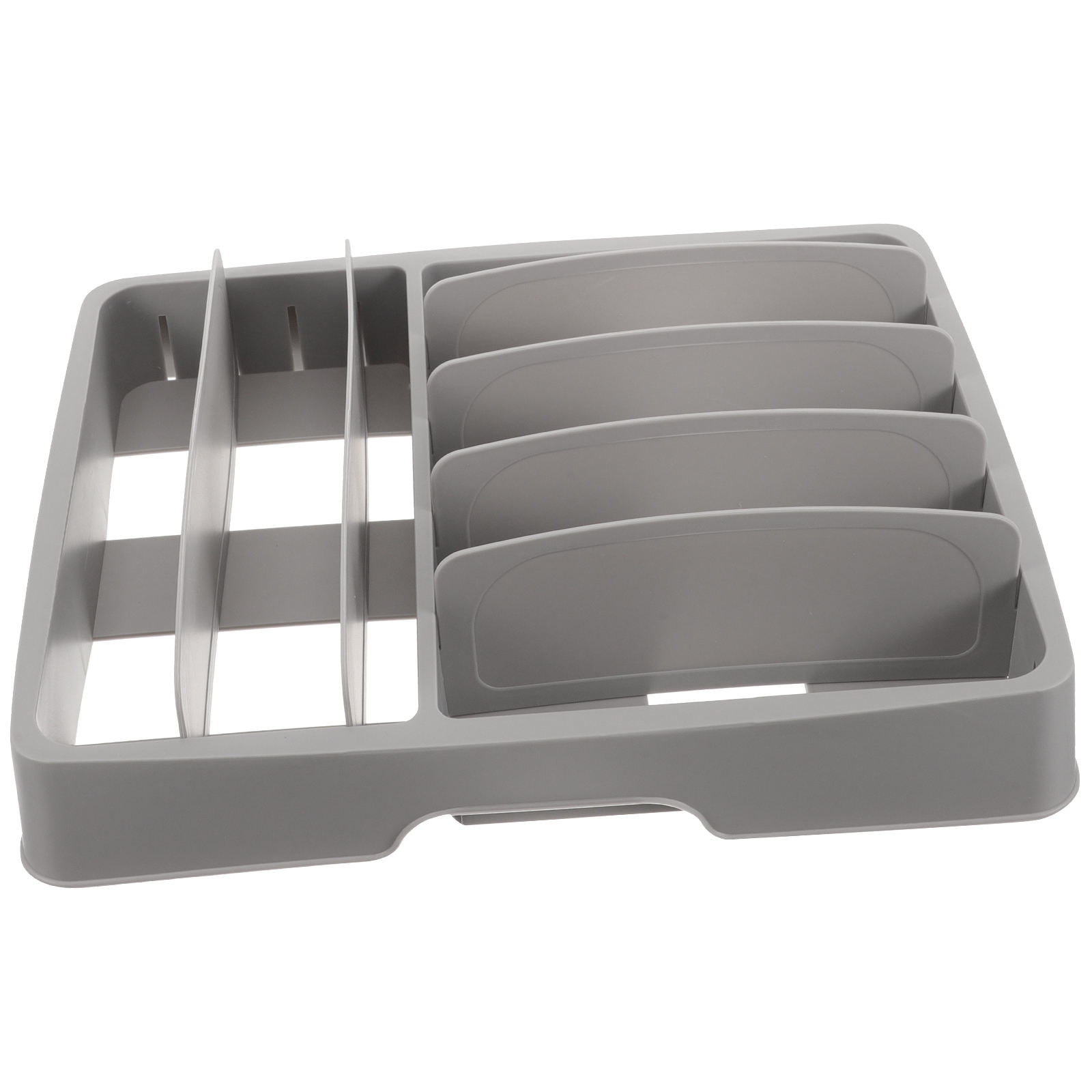 BRIGHTFUFU 1Pack Grey Rectangular PP Storage Holder For Kitchen ...
