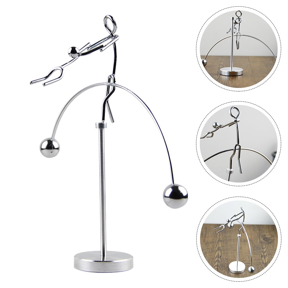 BRIGHTFUFU 1Pack Tumbler Balance Ball Ornament Metal Wire for ...