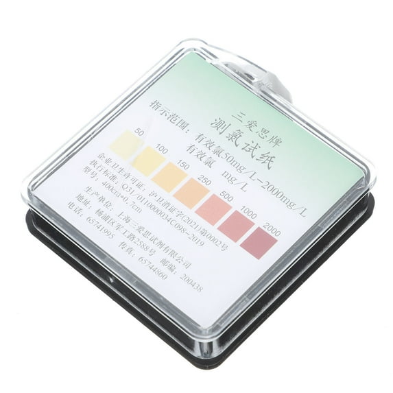 BRIGHTFUFU 1Pc Assorted Color Aquarium Chlorine Test Strip Practical ...