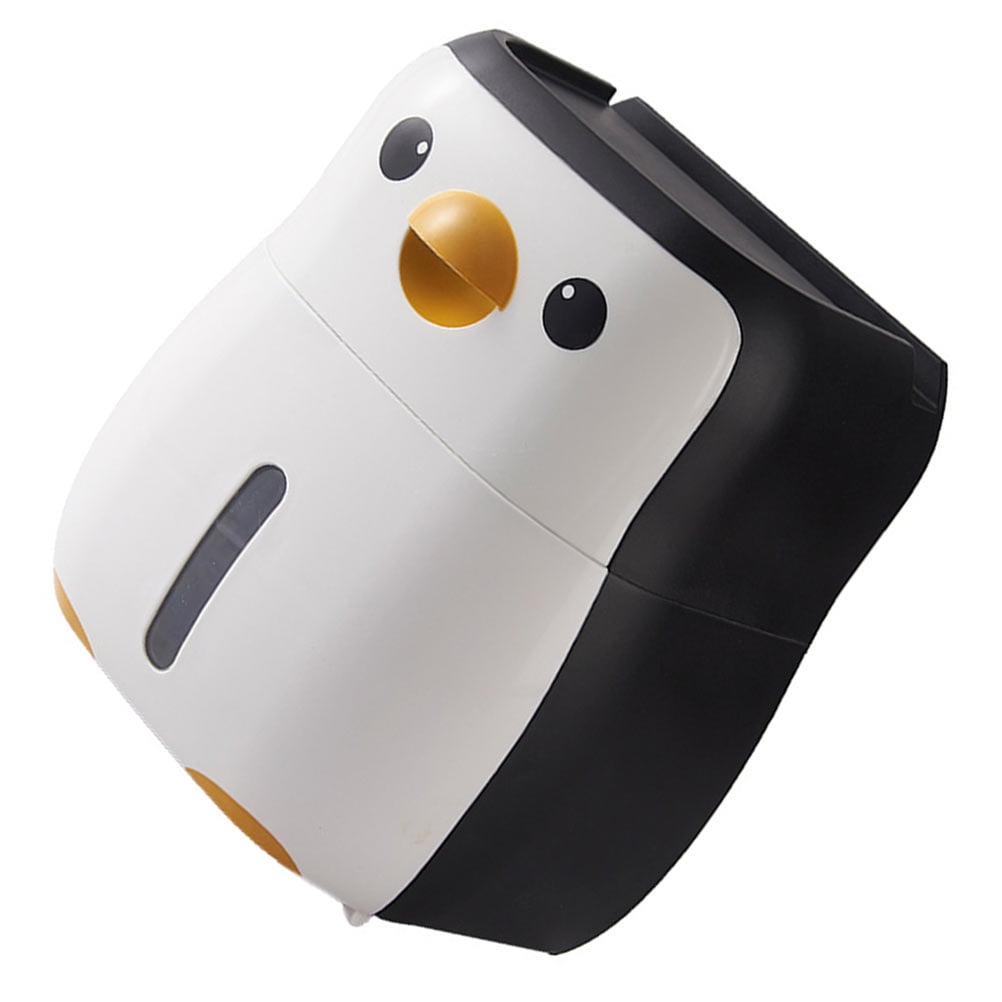 BRIGHTFUFU 1Pc Elegant White Plastic Toilet Tissue Box with Wall ...