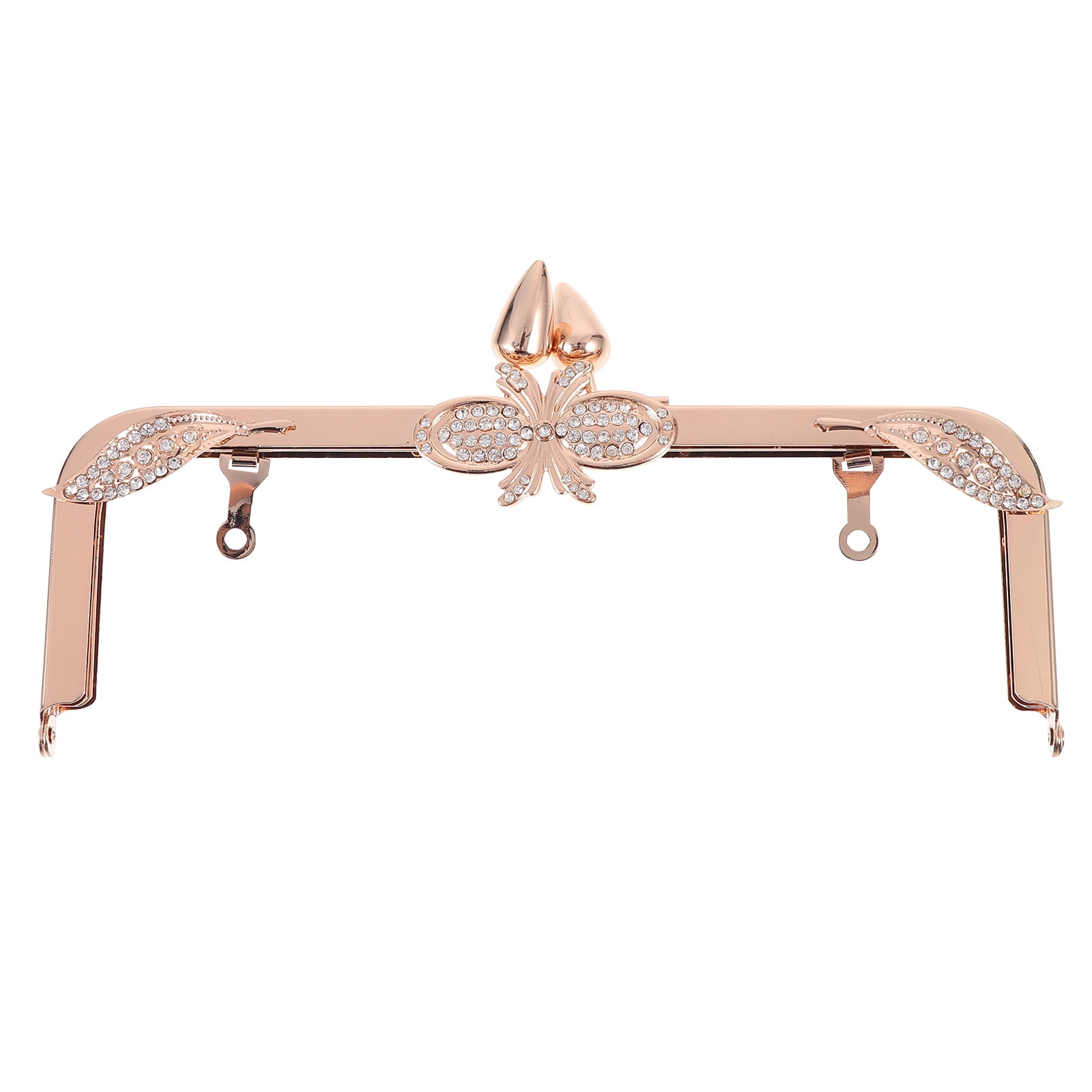 BRIGHTFUFU 1Pc Vintage Golden Metal Bag Handle for Purse Frame with ...