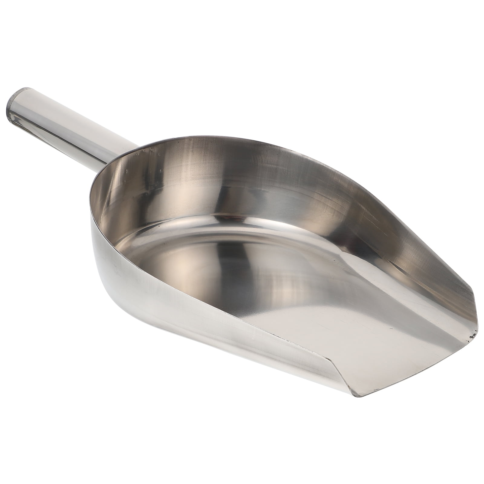 BRIGHTFUFU 1Pc Plated Silver Stainless Steel Rice Scoop Practical Flat ...