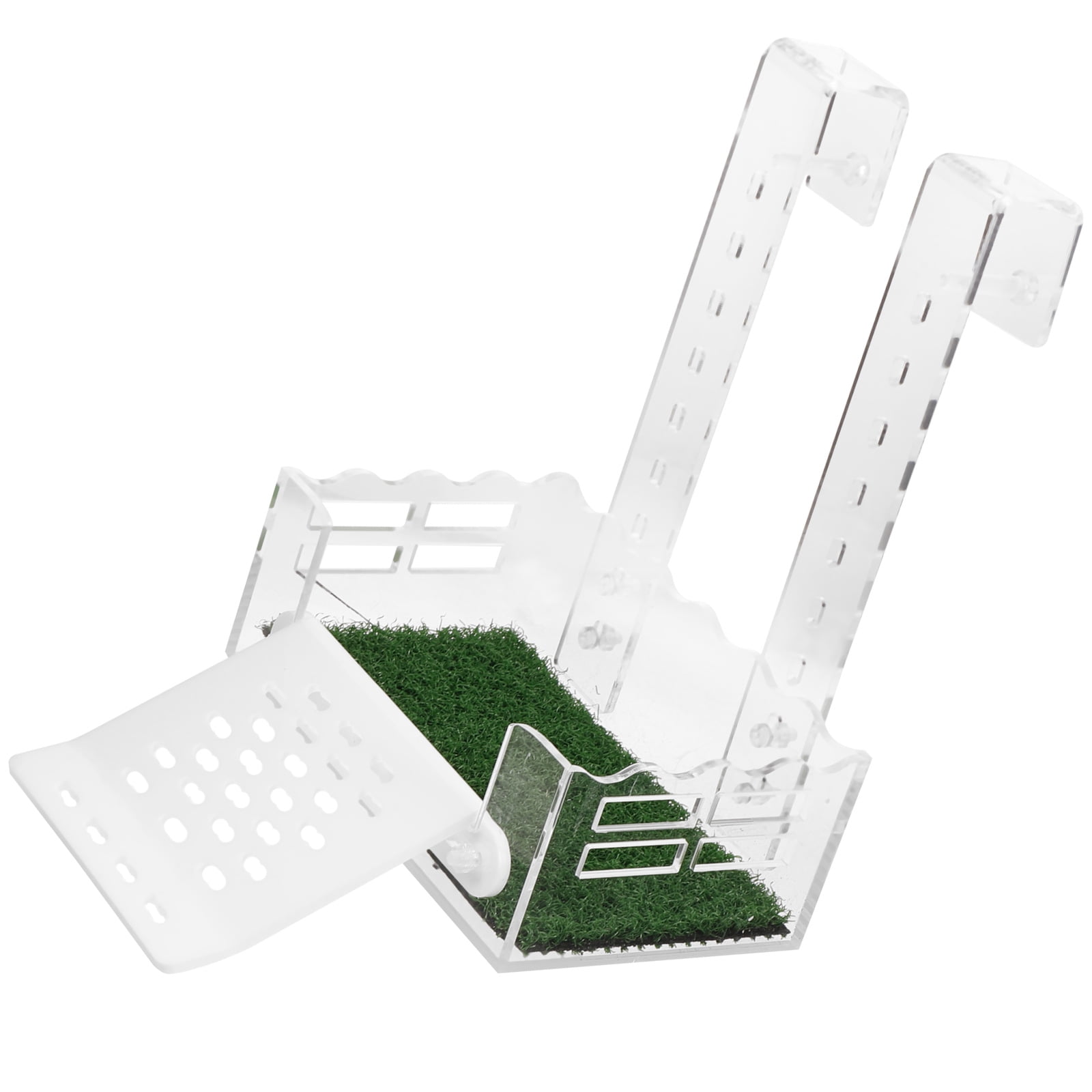 BRIGHTFUFU 1Pcs Reptile Resting Platform in for Aquarium Use 6.3x3.9x2 ...