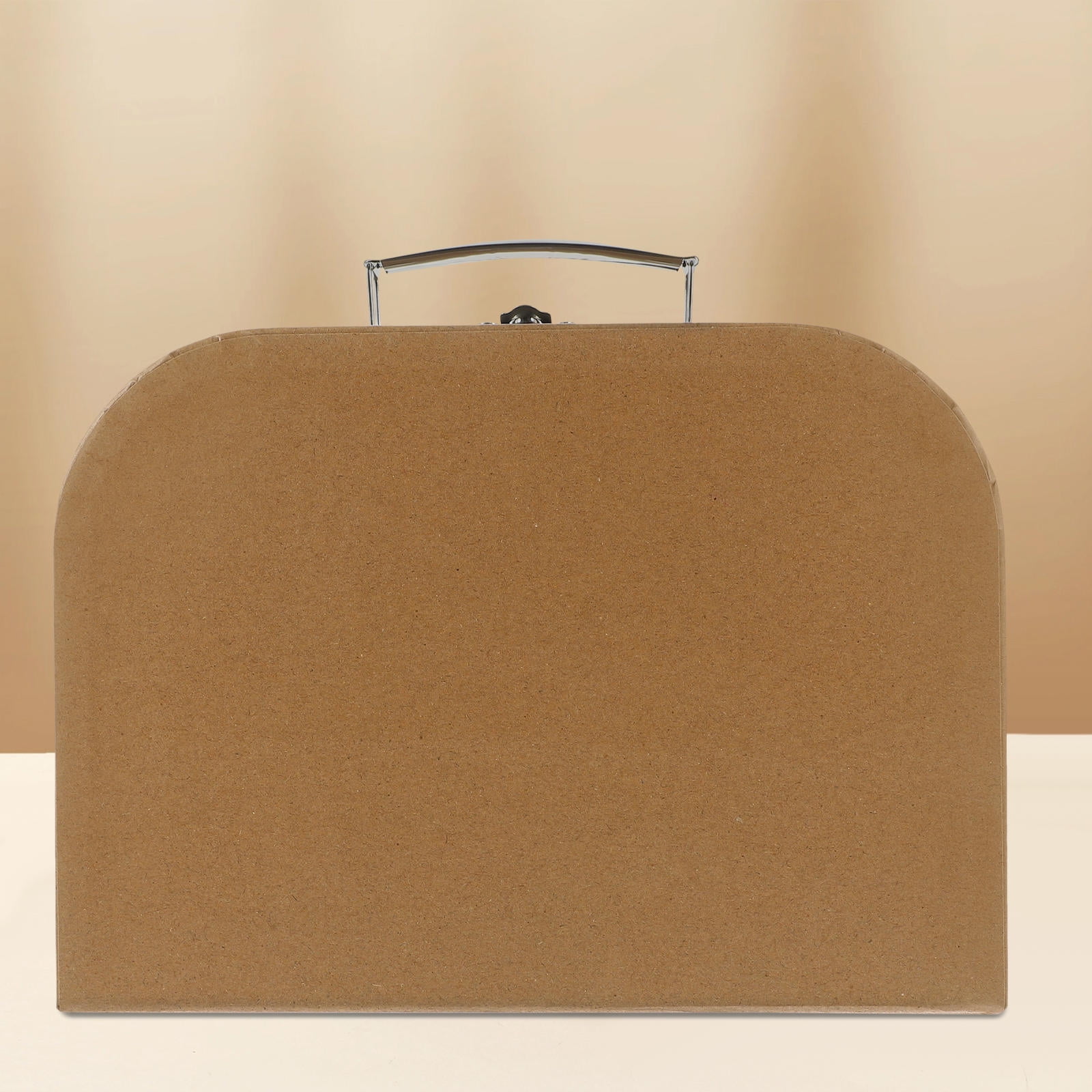 BRIGHTFUFU 1Pcs Simple and Practical Light Brown Paperboard Storage Box ...