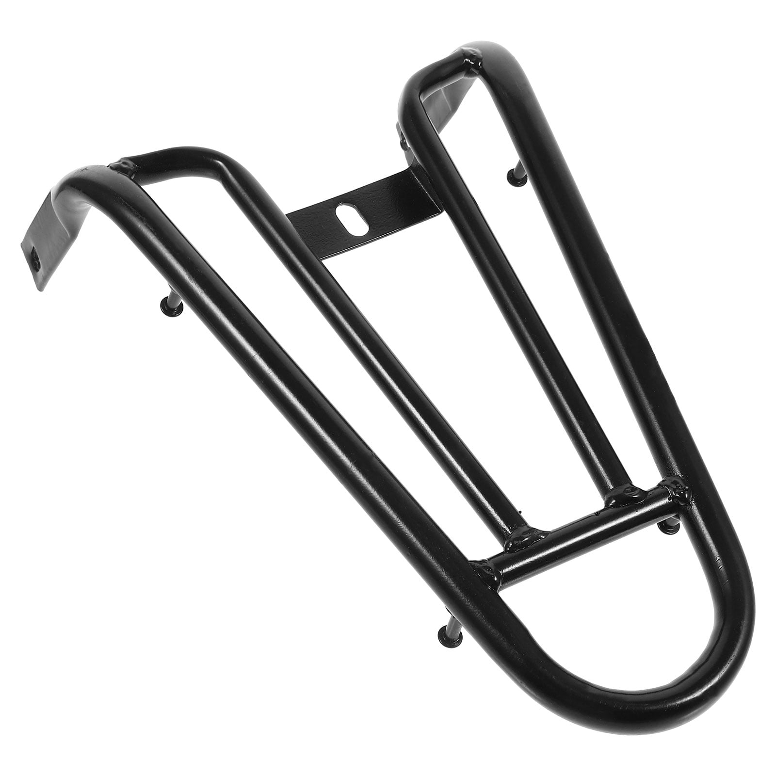 BRIGHTFUFU 1Set Black Iron Motorcycle Rear Carrier for Travel and Daily ...