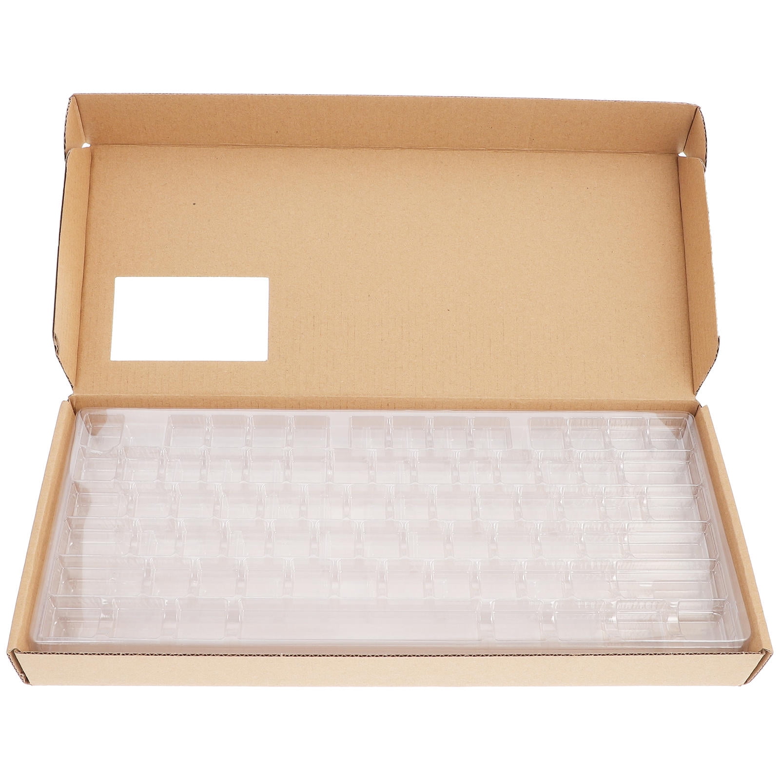 BRIGHTFUFU 1Set Keycaps Storage Tray Rectangular Shape Portable Storage ...