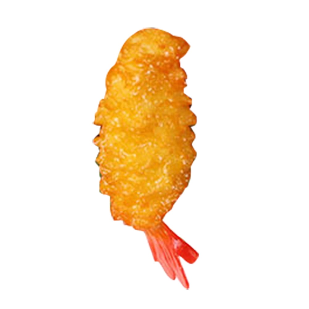 BRIGHTFUFU 1Set Lifelike Realistic Cooked Shrimp Model Fake Plastic ...
