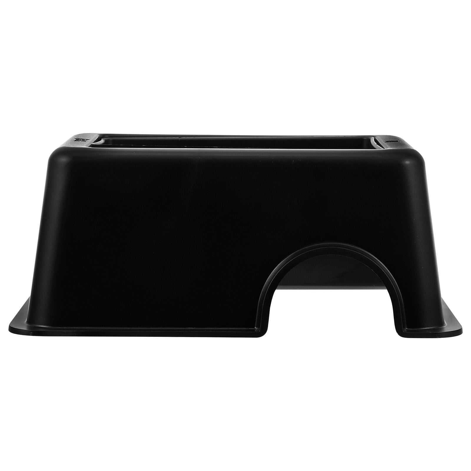 BRIGHTFUFU 1Set Reptile Habitat Hideouts Black 6.7x4.3x2.8in Plastic ...